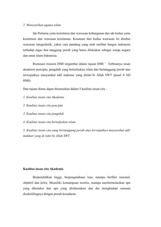 Essay mission hmi (1) | PDF