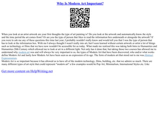 Essay Museum Of Modern Art In New York | PPT