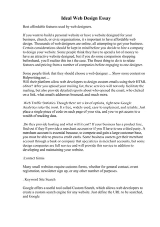 Essay My First Day At School | PDF