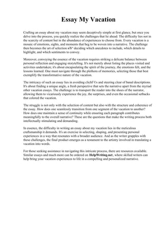 Essay My Vacation.pdf