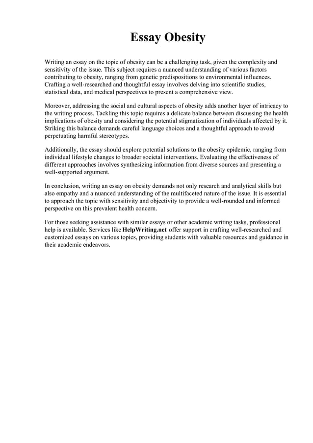Essay Obesity.pdf