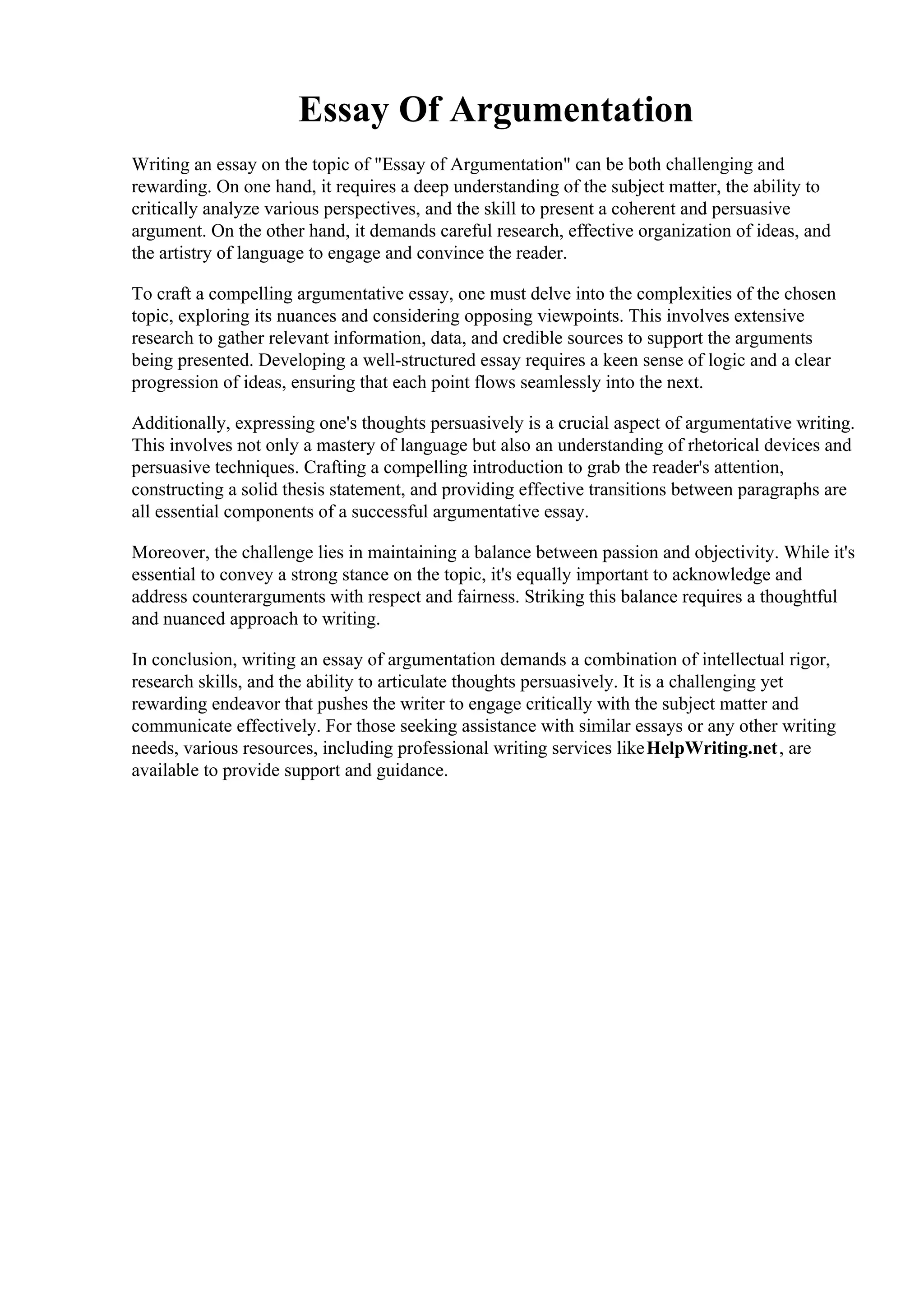 Essay Of Argumentation.pdf