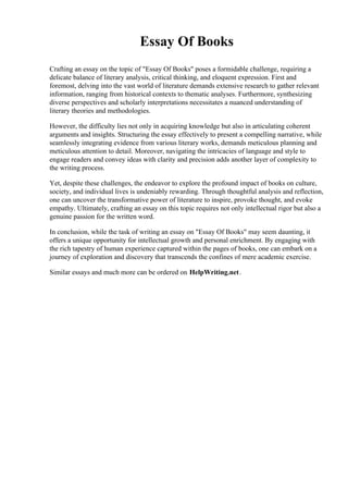 Essay Of Books.pdf