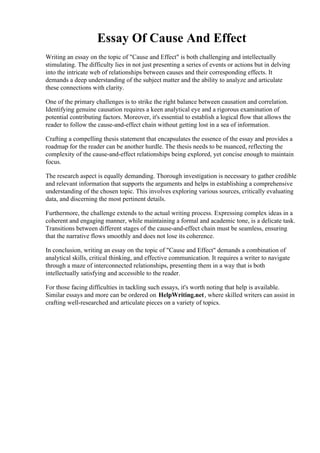 Essay Of Cause And Effect.pdf