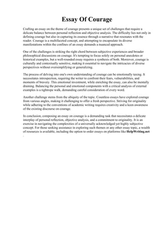 Essay Of Courage.pdf