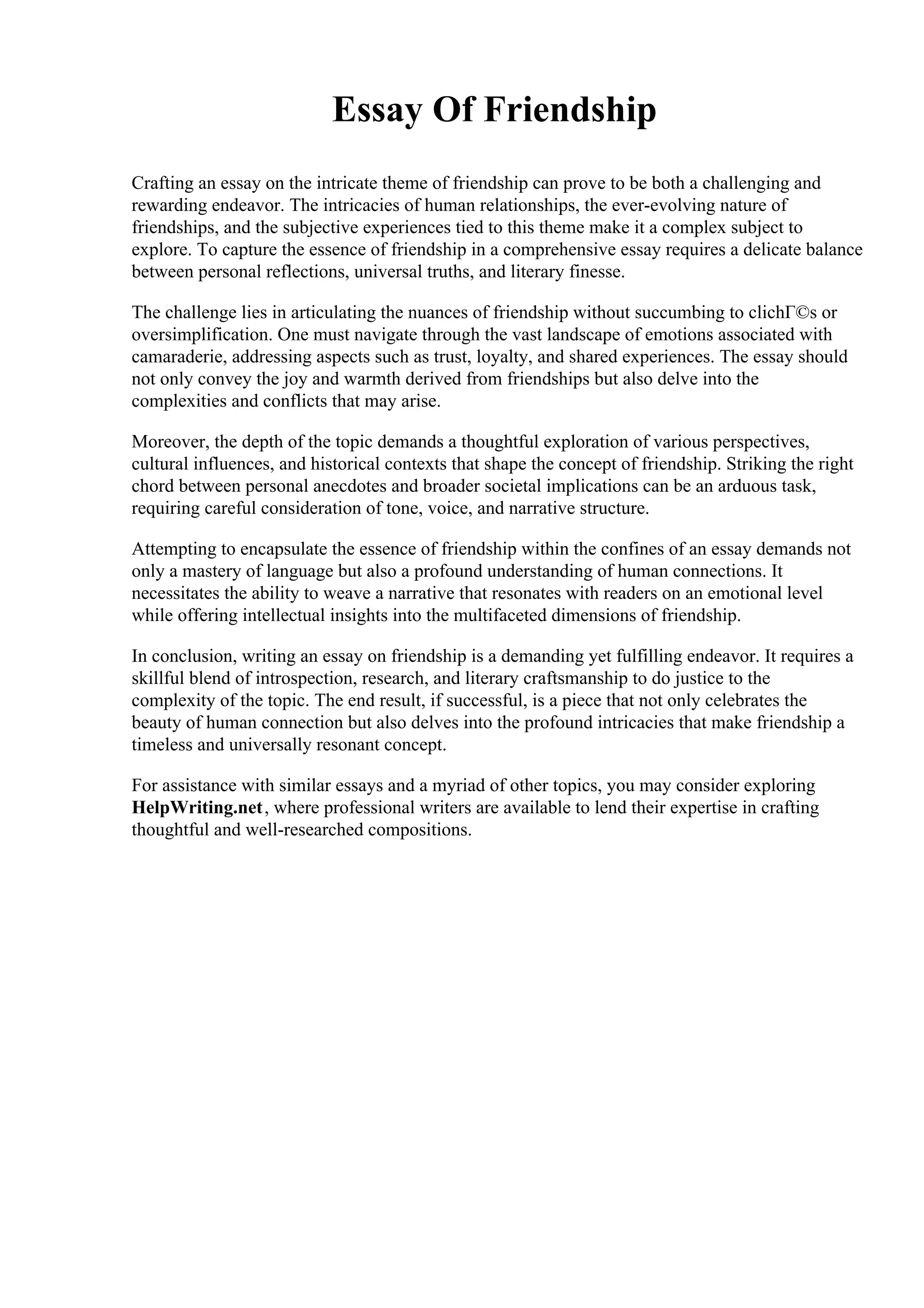 Essay Of Friendship.pdf