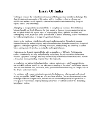 Essay Of India.pdf