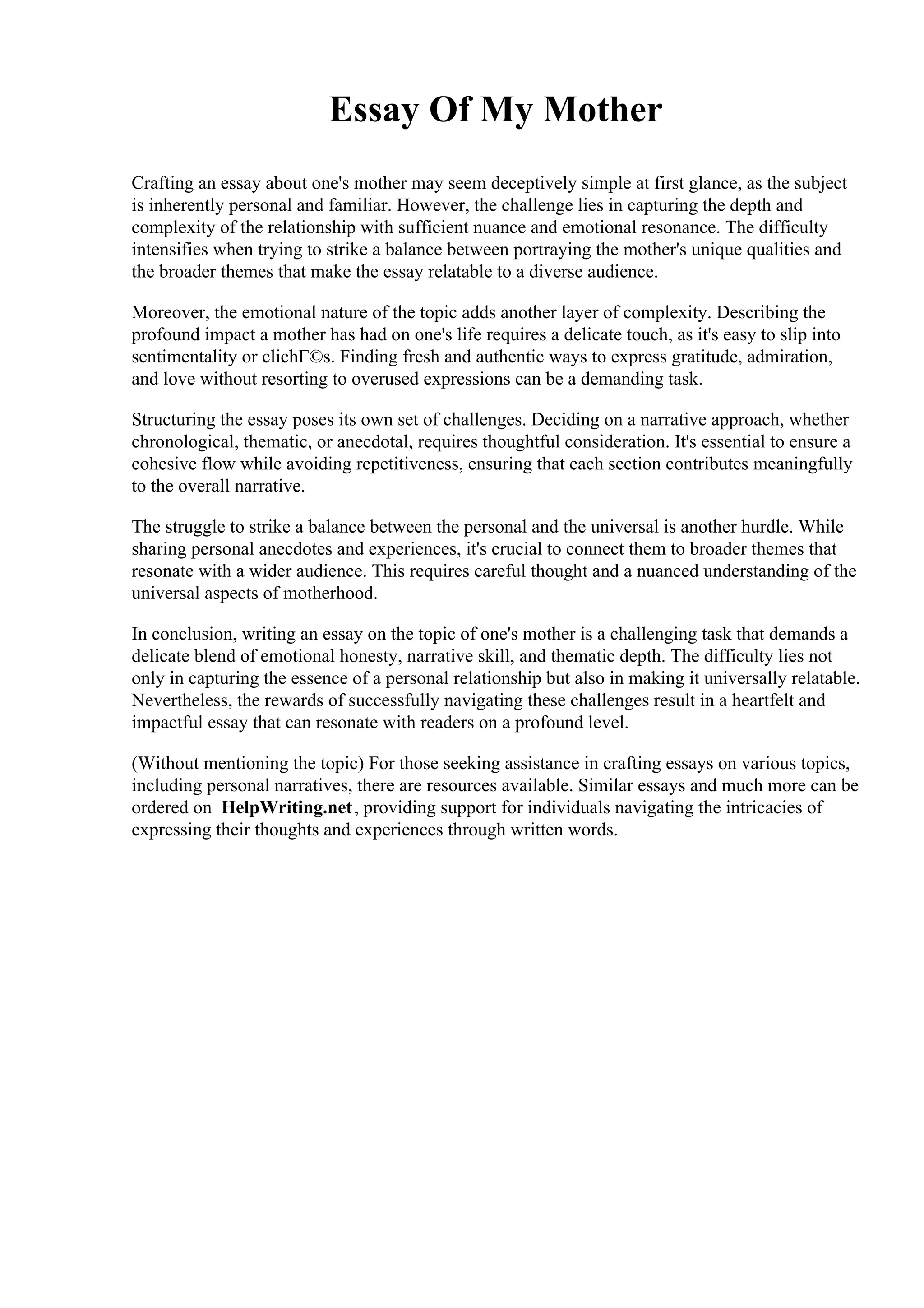 Essay Of My Mother.pdf