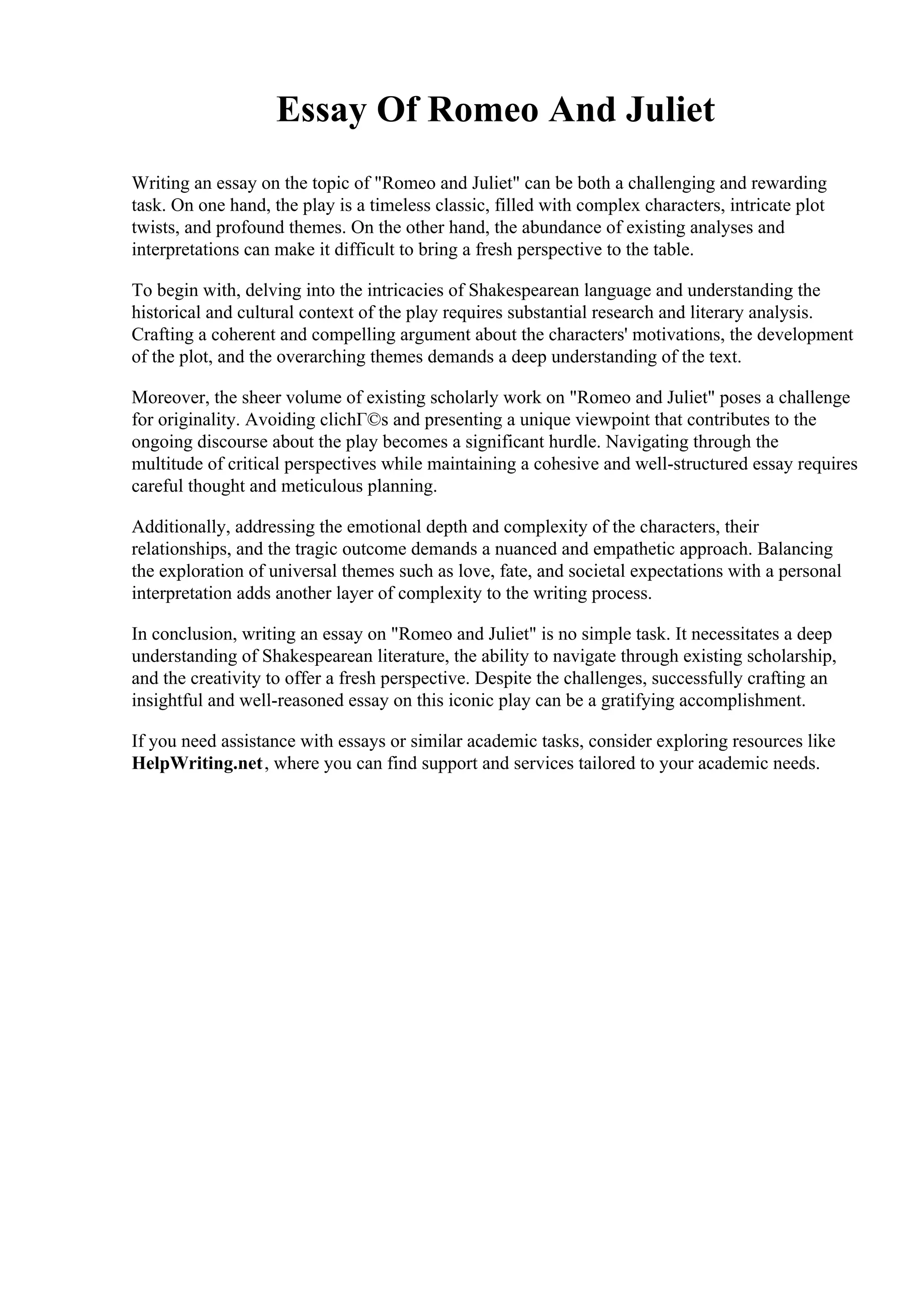 Essay Of Romeo And Juliet.pdf