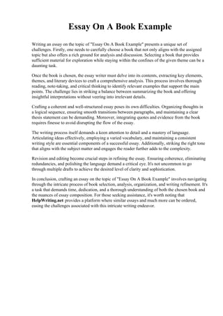 Essay On A Book Example.pdf
