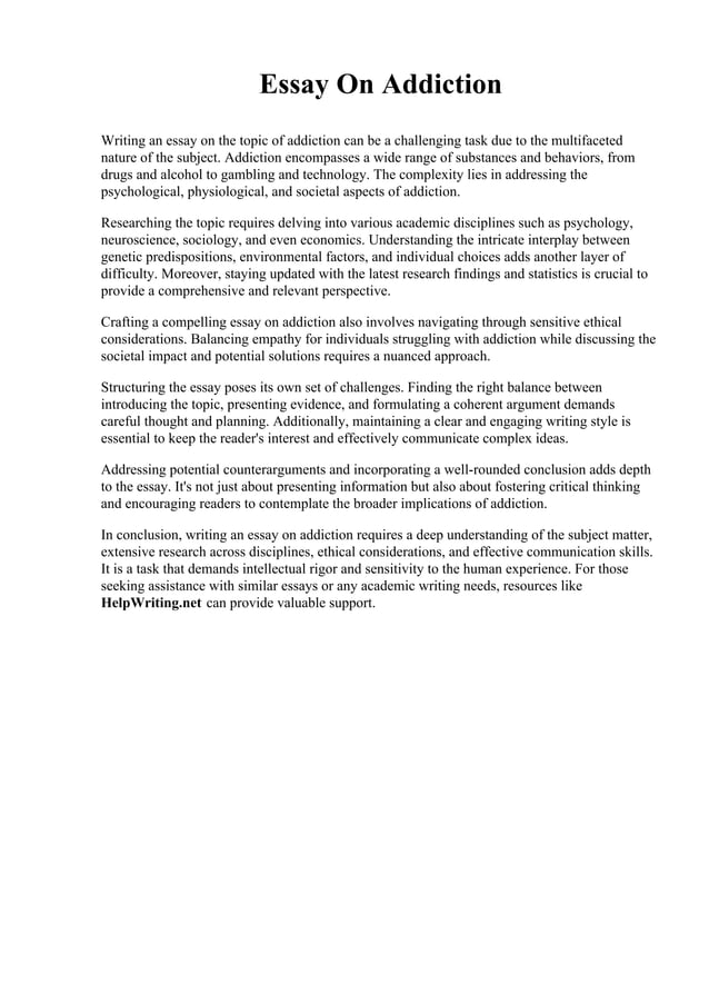 Essay On Addiction.pdf
