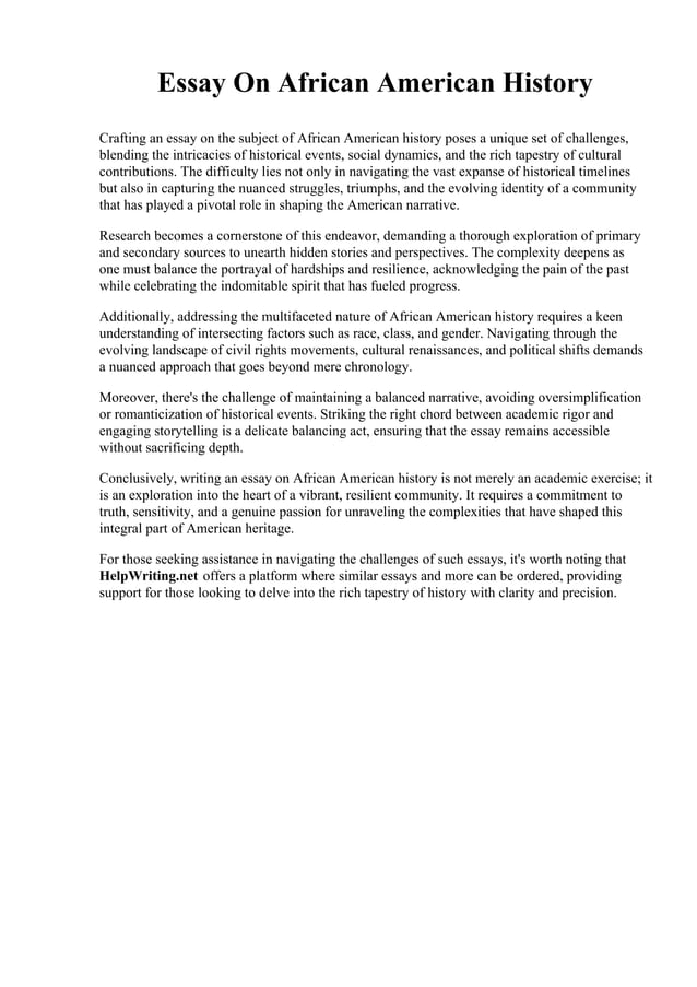 Essay On African American History.pdf