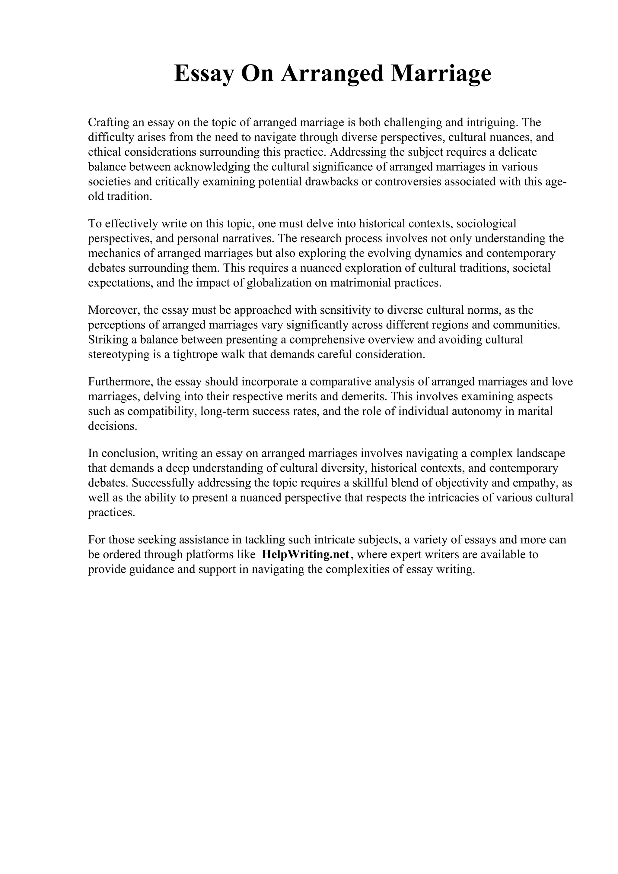 Essay On Arranged Marriage.pdf