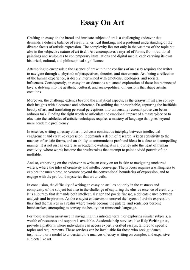 Essay On Art.pdf