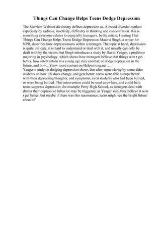 Essay On Autism Spectrum Disorder | PDF
