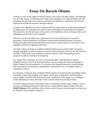 Essay On Barack Obama.pdf