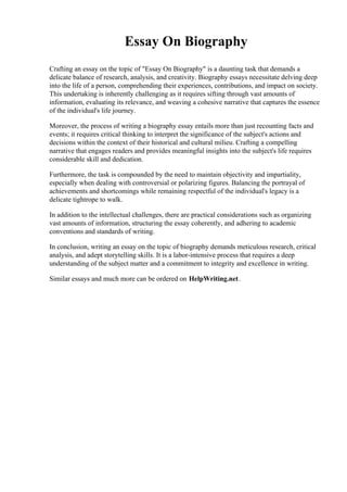 Essay On Biography.pdf