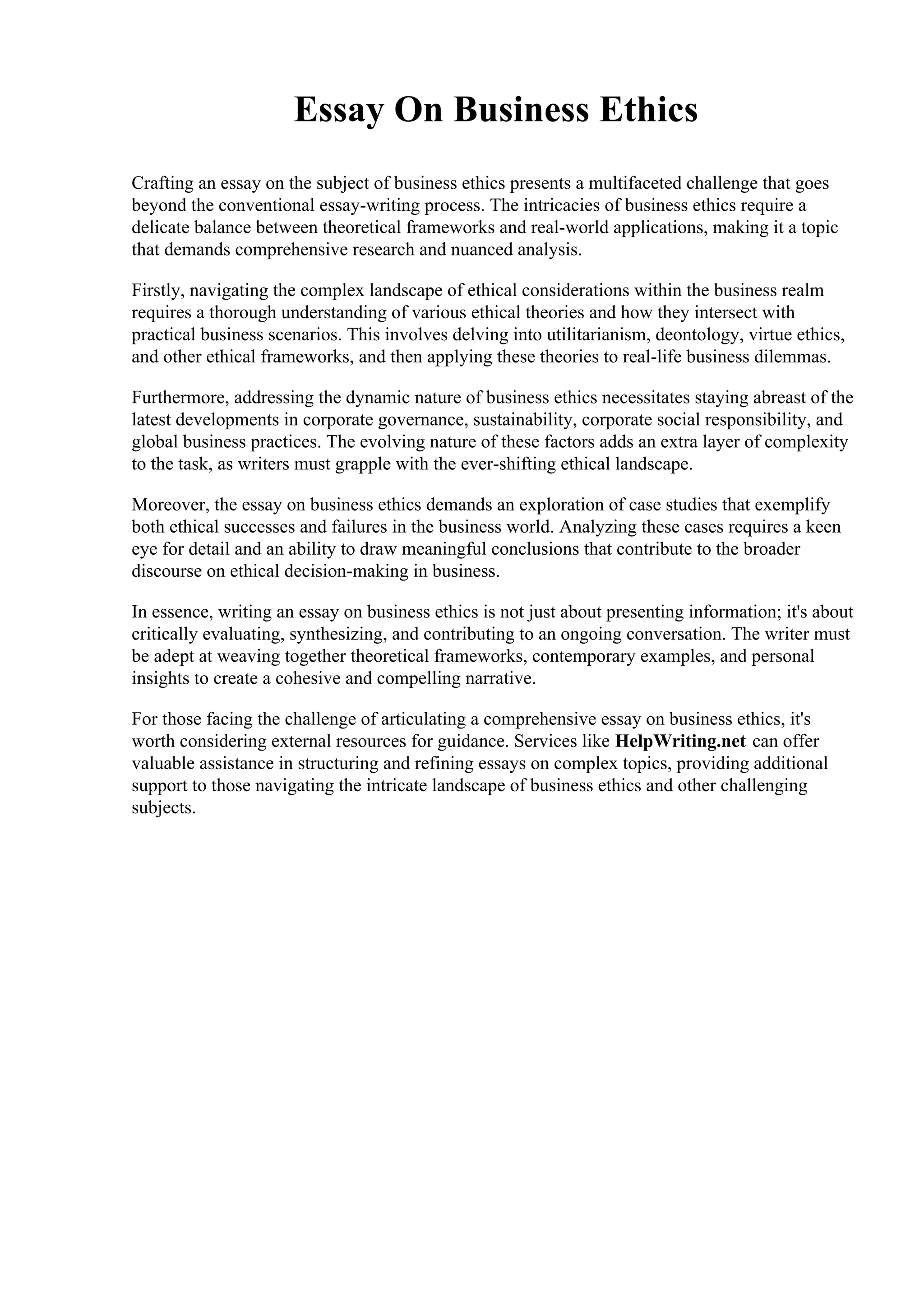 Essay On Business Ethics.pdf