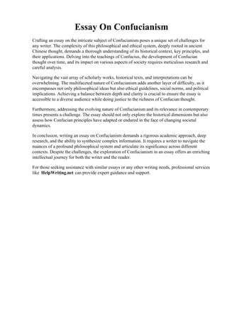 Essay On Confucianism.pdf