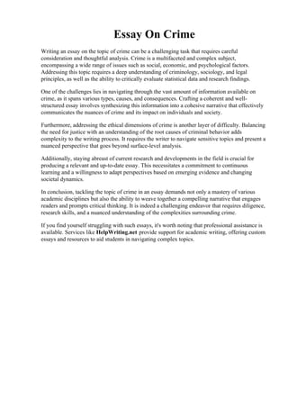 Essay On Crime.pdf
