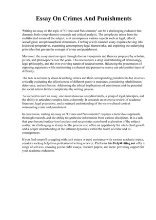 Essay On Crimes And Punishments.pdf