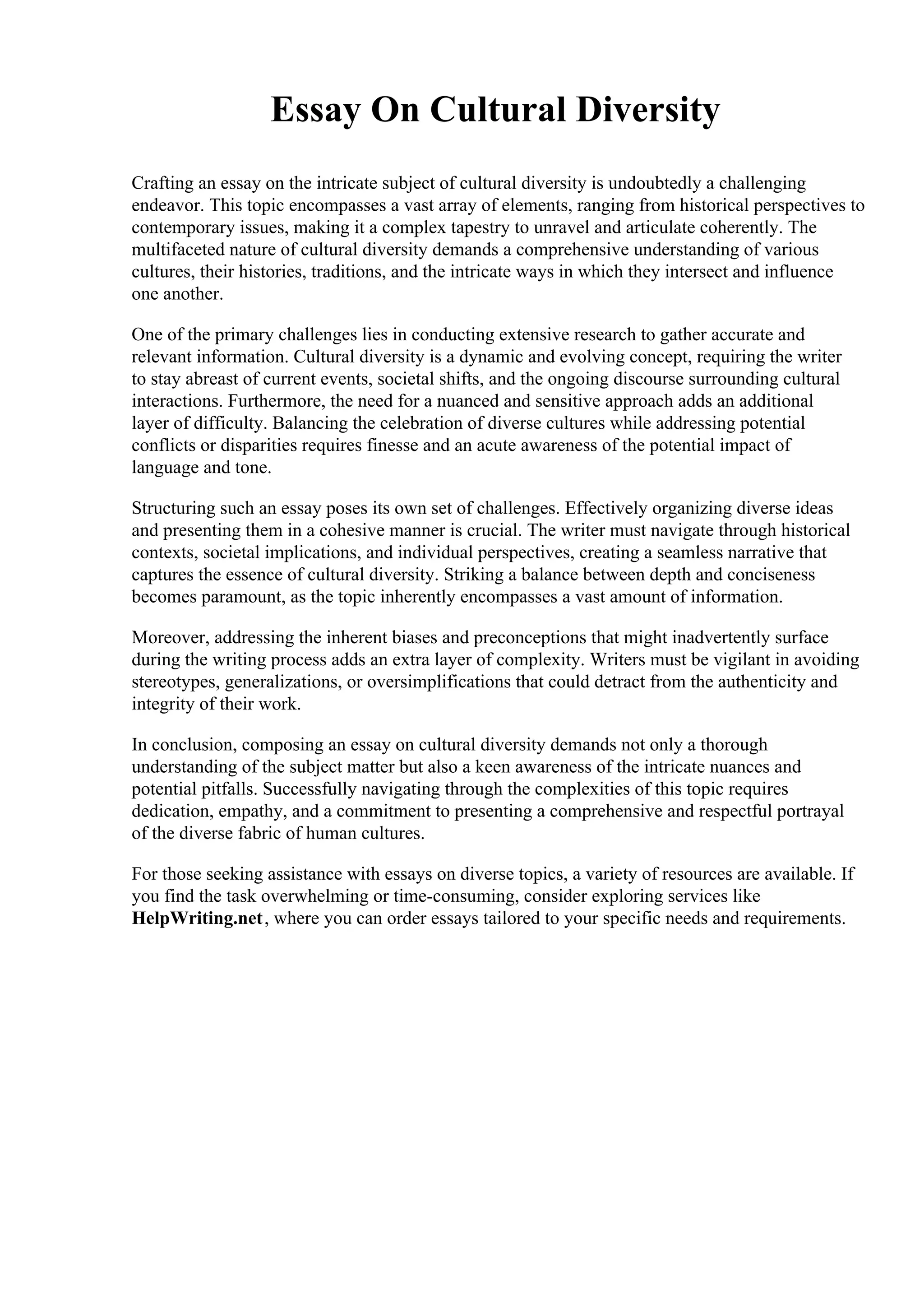 Essay On Cultural Diversity.pdf