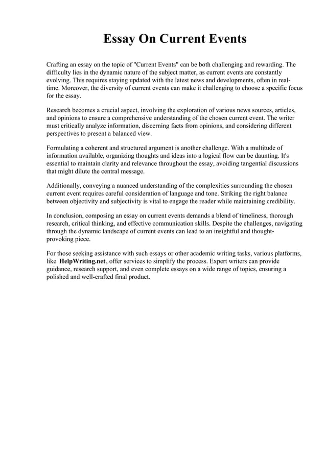 Essay On Current Events.pdf