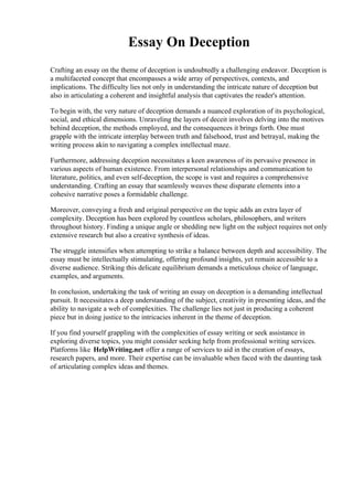 Essay On Deception.pdf