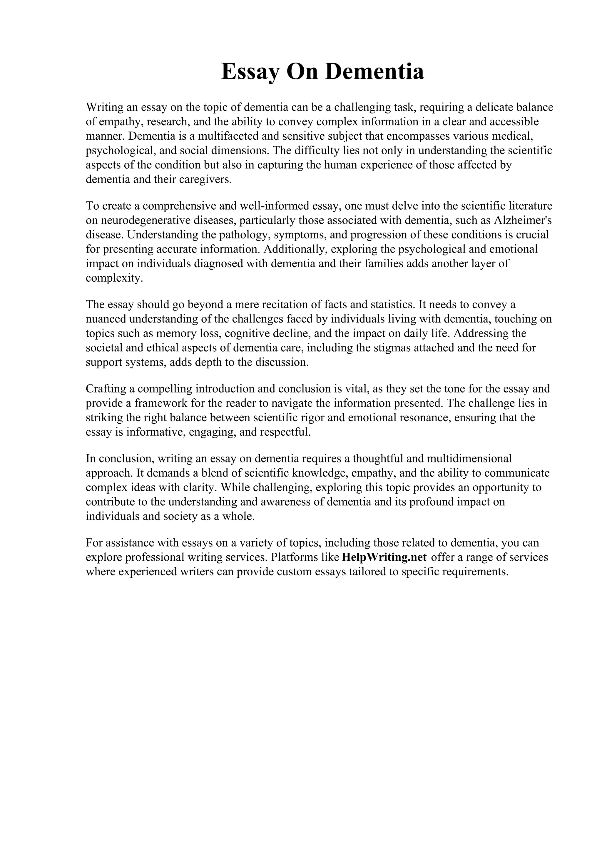 Essay On Dementia.pdf