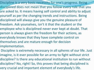 Essay on Discipline.pptx