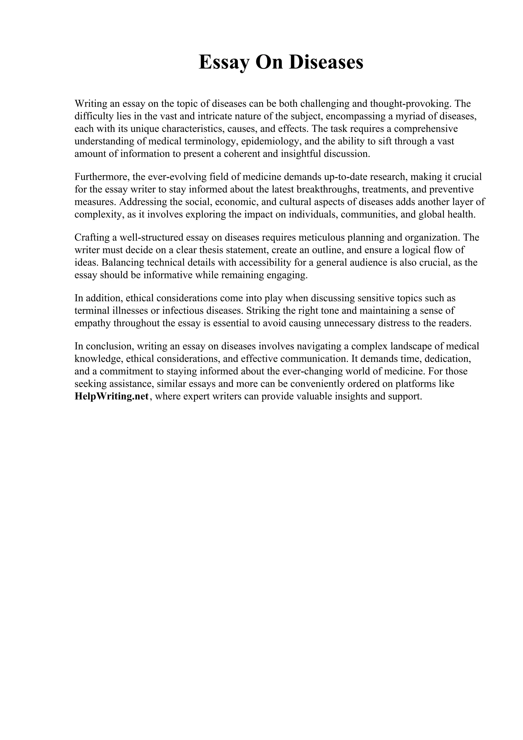 Essay On Diseases.pdf