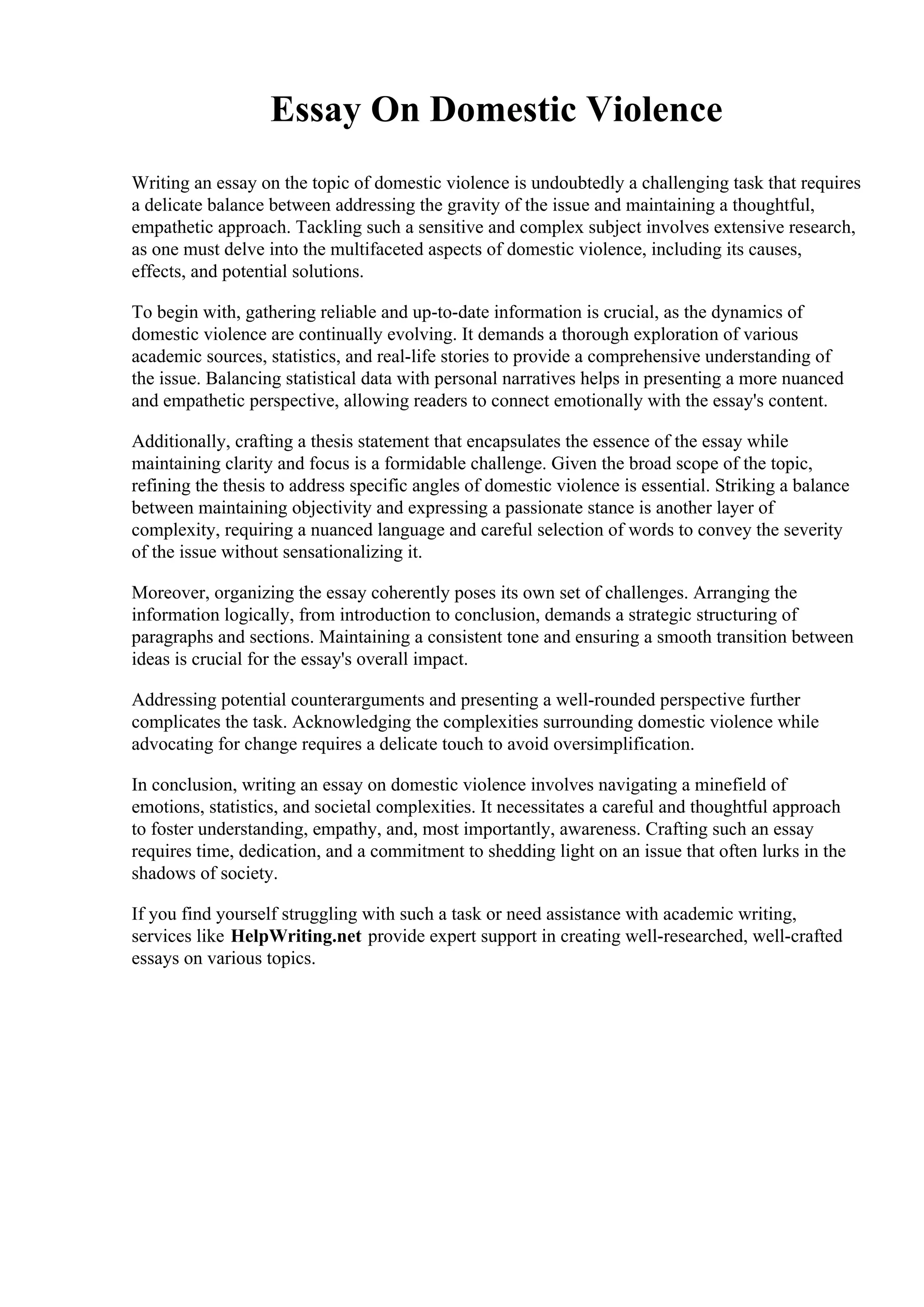 Essay On Domestic Violence.pdf