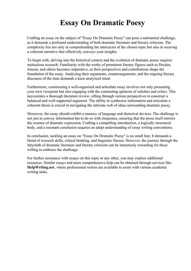 Essay On Dramatic Poesy.pdf