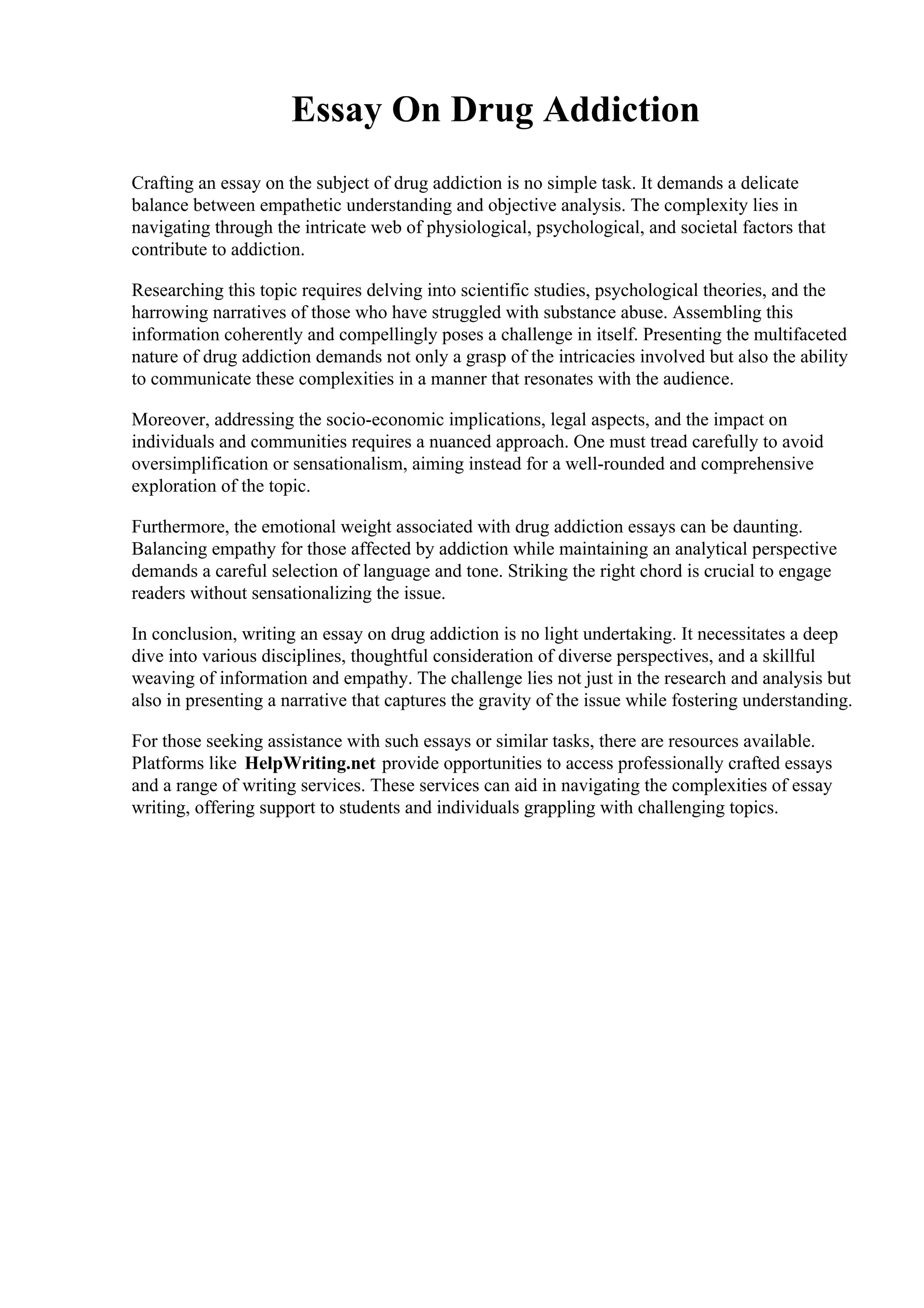 Essay On Drug Addiction.pdf