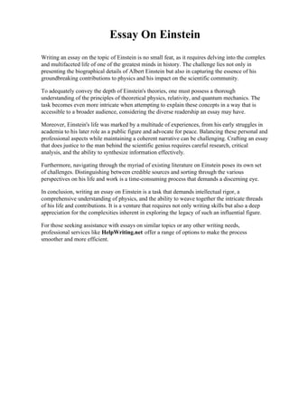 Essay On Einstein.pdf