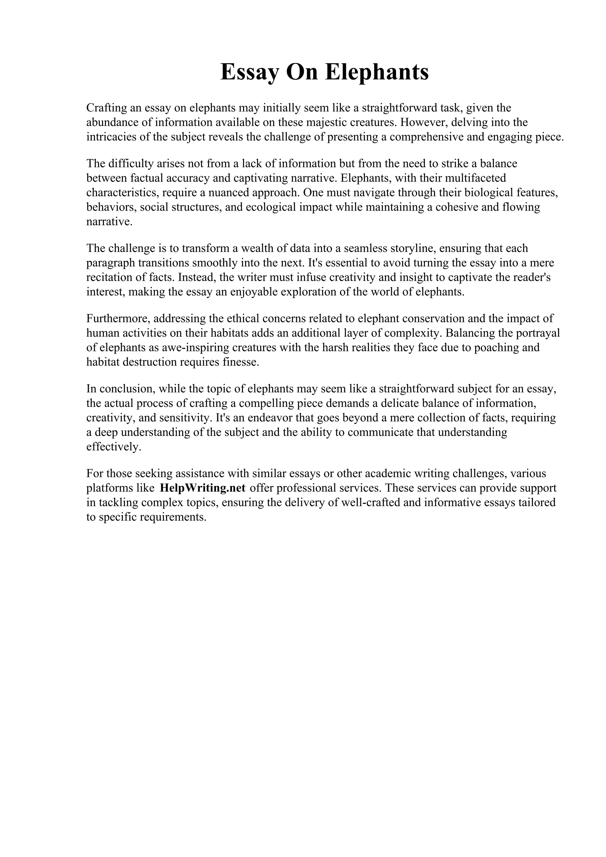 Essay On Elephants.pdf