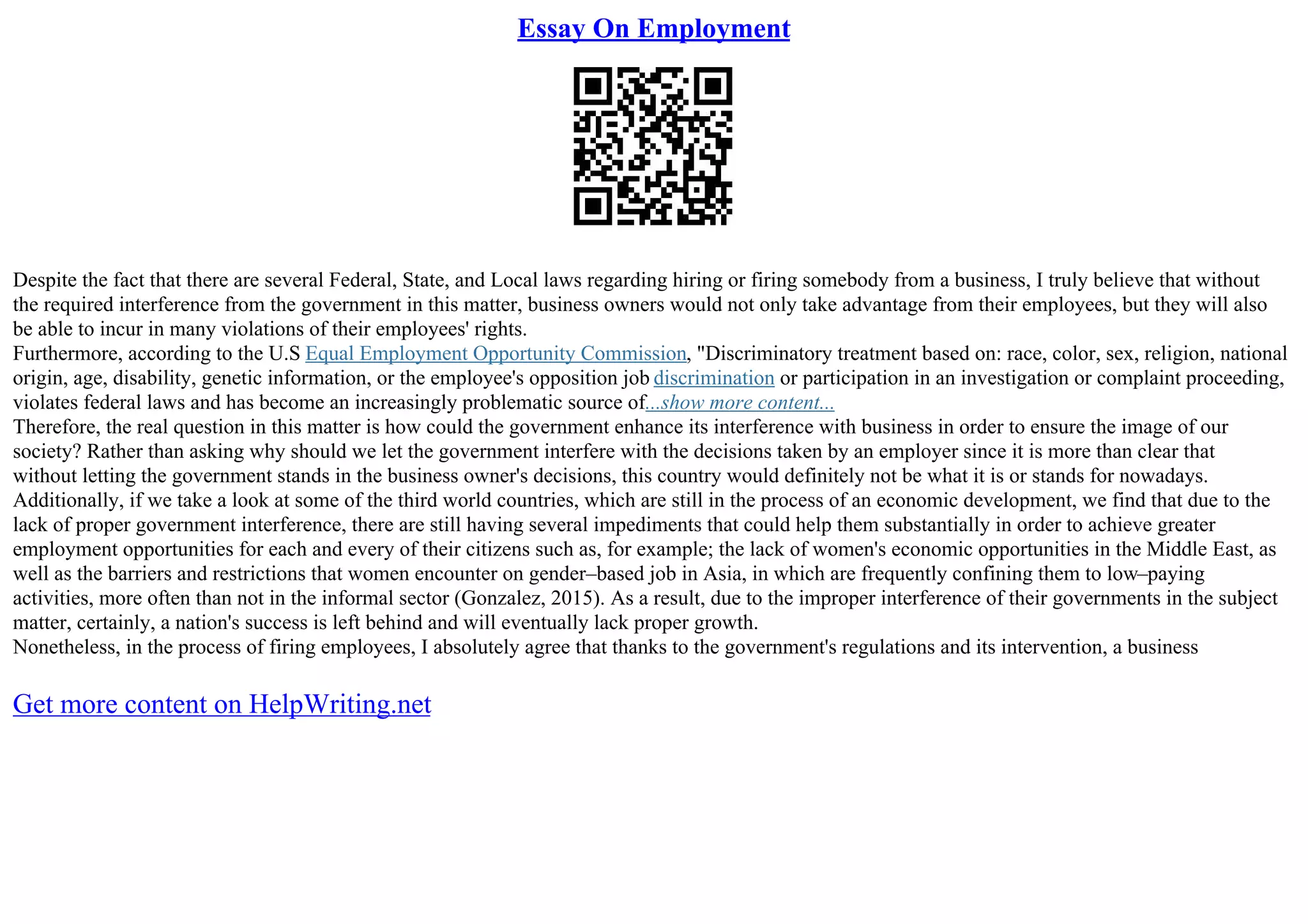 Essay On Employee Engagement | PDF