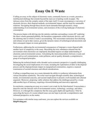 Essay On E Waste.pdf