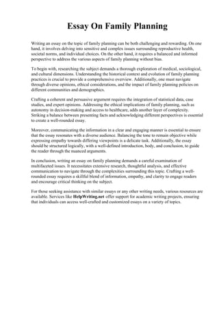 Essay On Family Planning.pdf