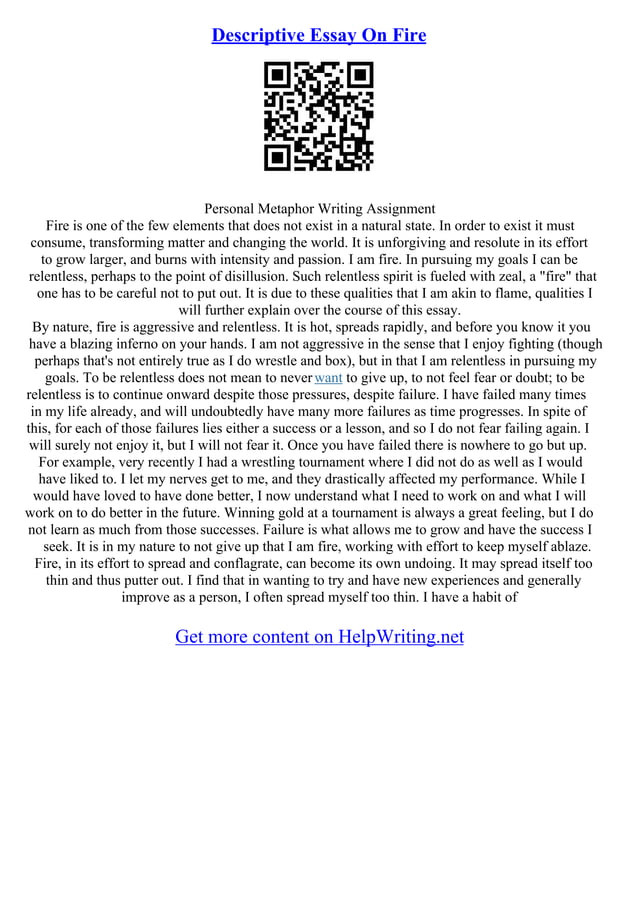 Essay On Fire Prevention | PDF