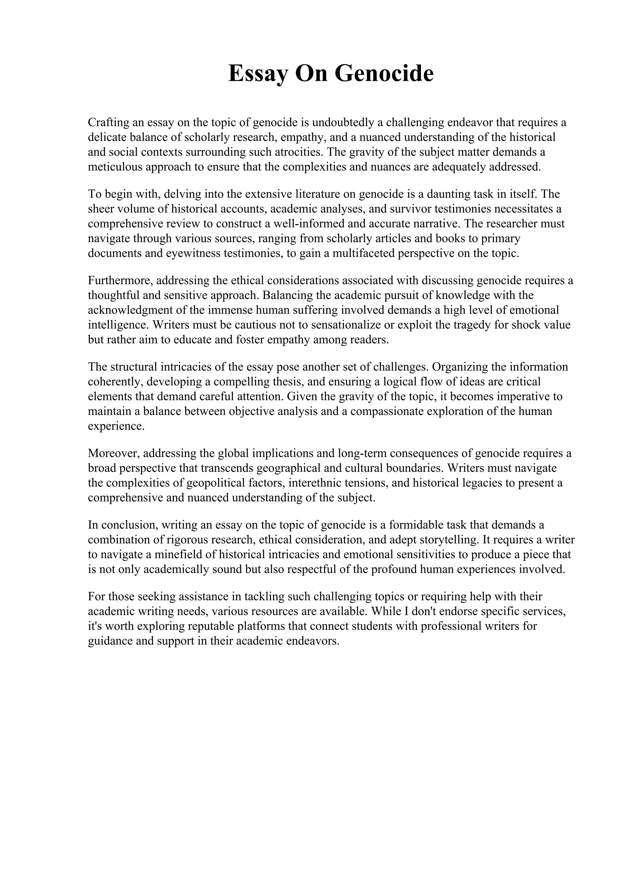 Essay On Genocide.pdf