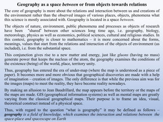 Essay on geography | PDF