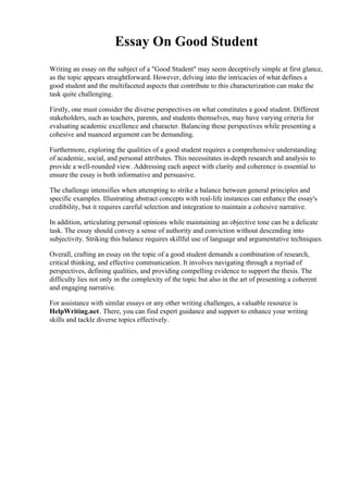 Essay On Good Student.pdf