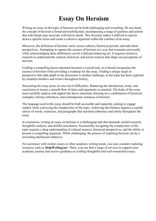 Essay On Heroism. PPT - Ralph Waldo Emerson PowerPoint Presentation ...