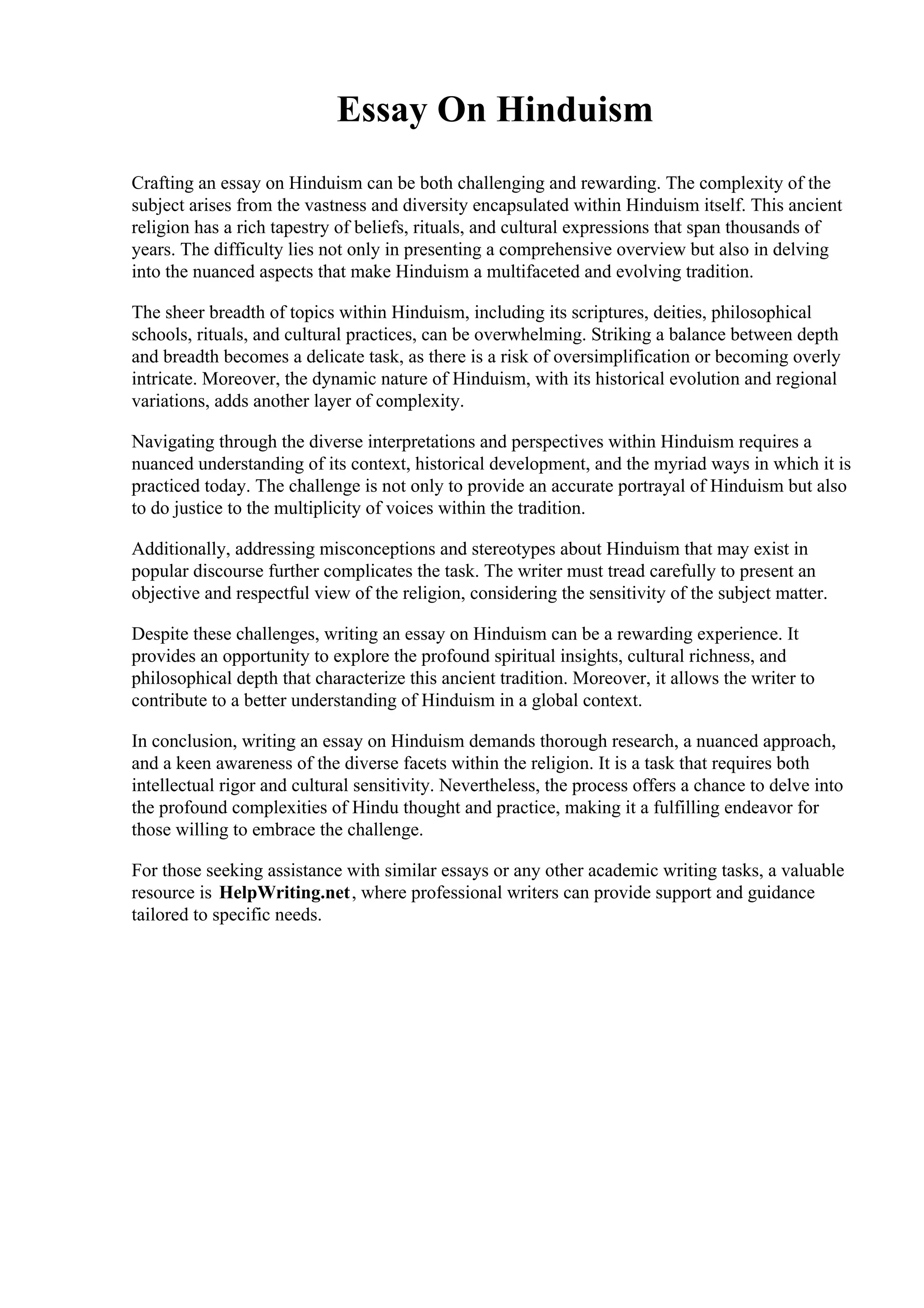 Essay On Hinduism.pdf