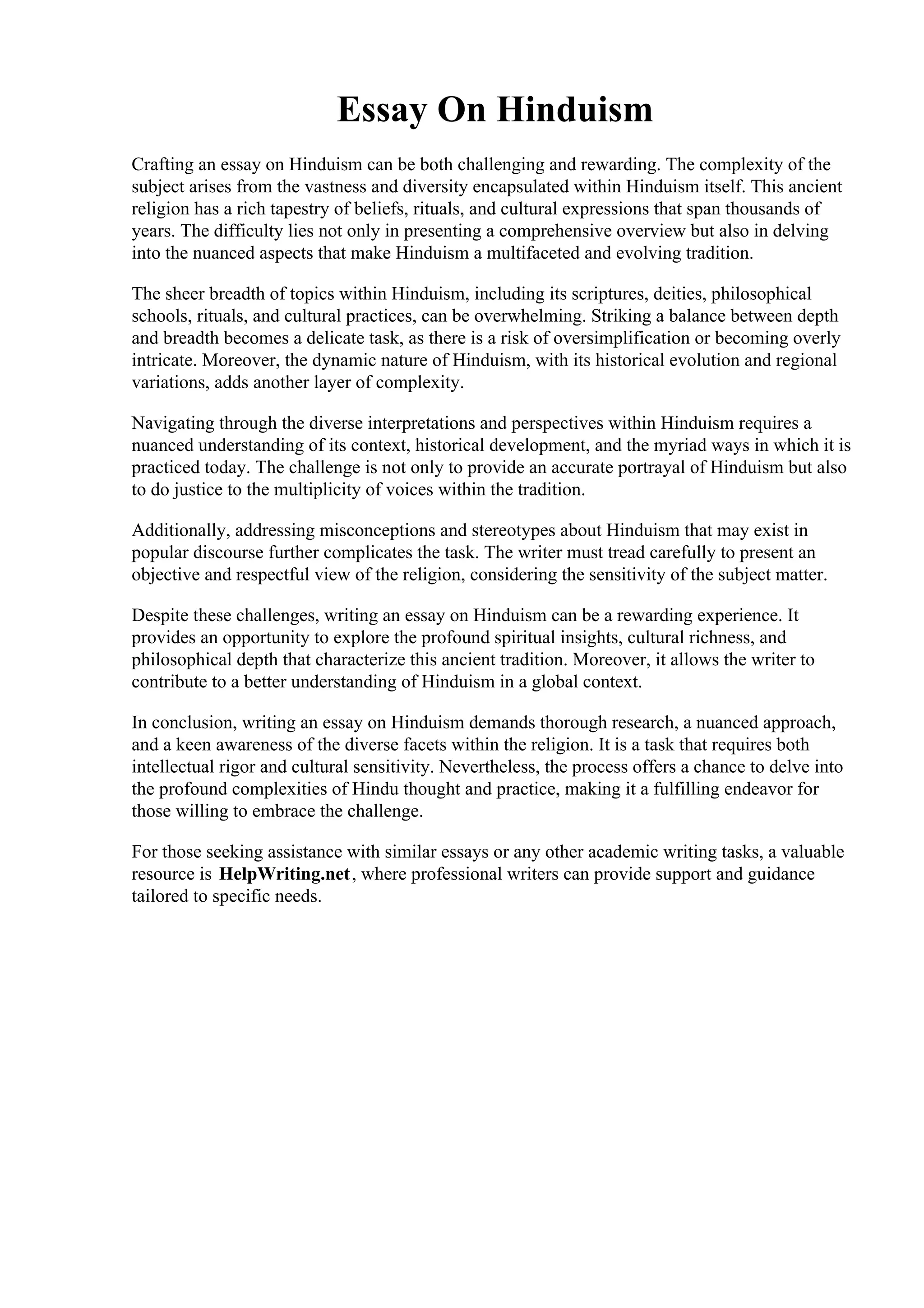 Essay On Hinduism.pdf