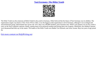 Essay On Hitler Youth And Propaganda | PPT