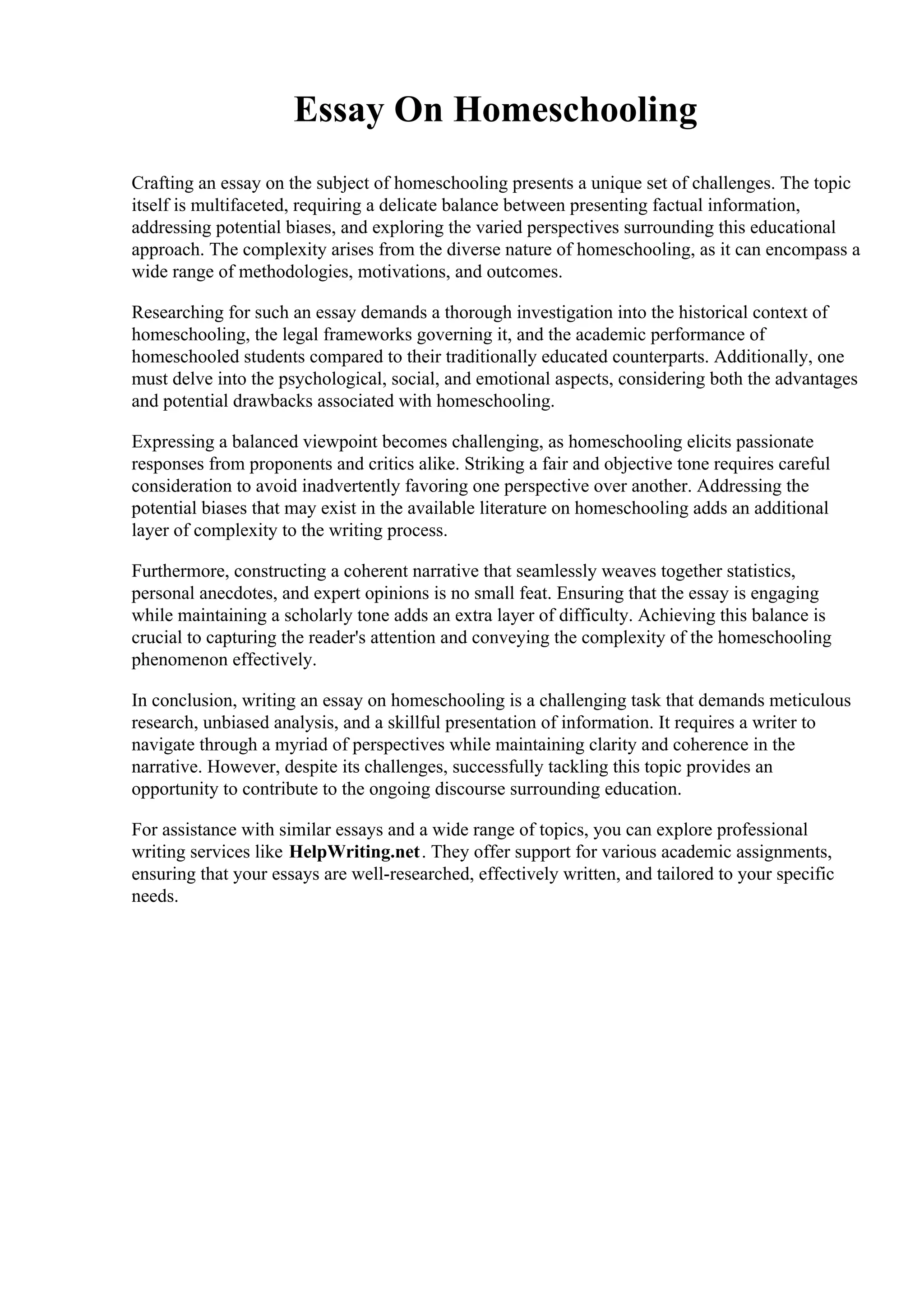 Essay On Homeschooling.pdf