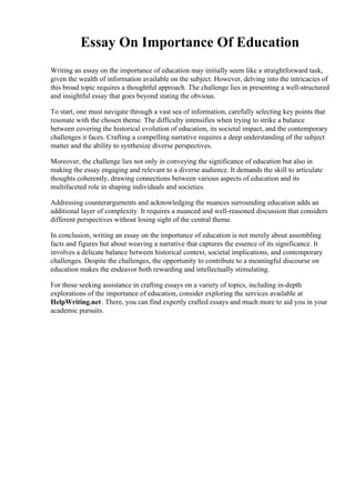 Essay On Importance Of Education.pdf