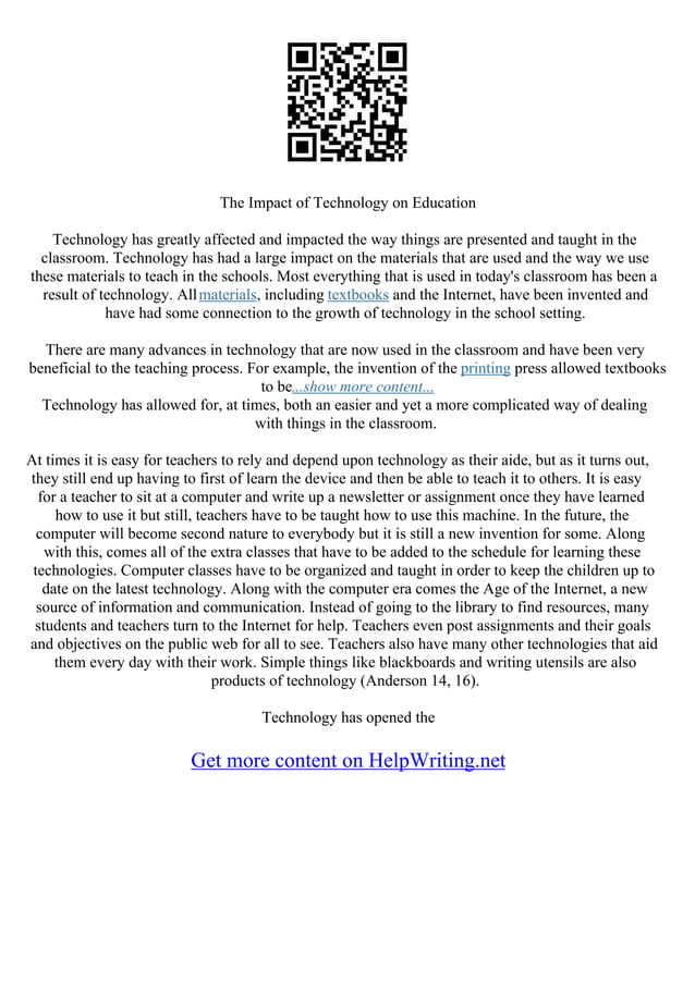 Essay On Importance Of Technical Education | PDF